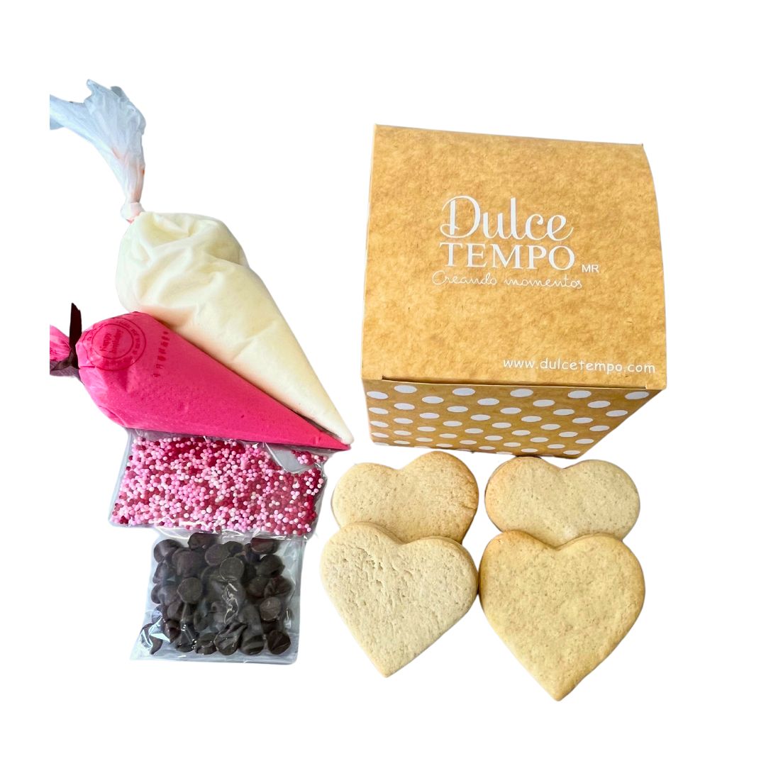 KIT MINI PARA DECORAR GALLETAS VALENTINES | Dulce Tempo